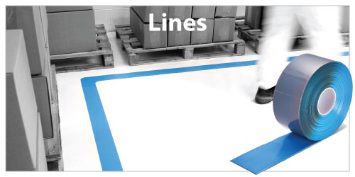 Warehouse Line Marking Tape - 5S Superstore