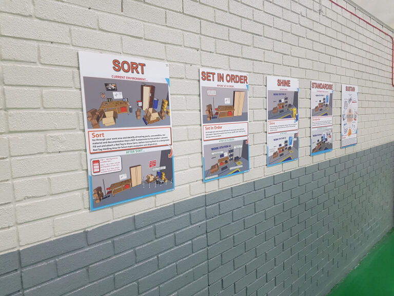 5S Poster and Wall Sign from The 5S Superstore